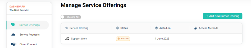 Guide: Creating Service Offerings – Clickability
