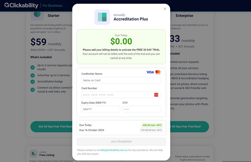 Guide: Registering with Clickability – Clickability