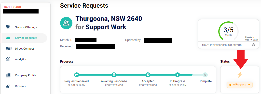 How do I update my service request status? – Clickability