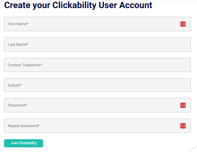 Guide: Managing User Accounts on Clickability – Clickability